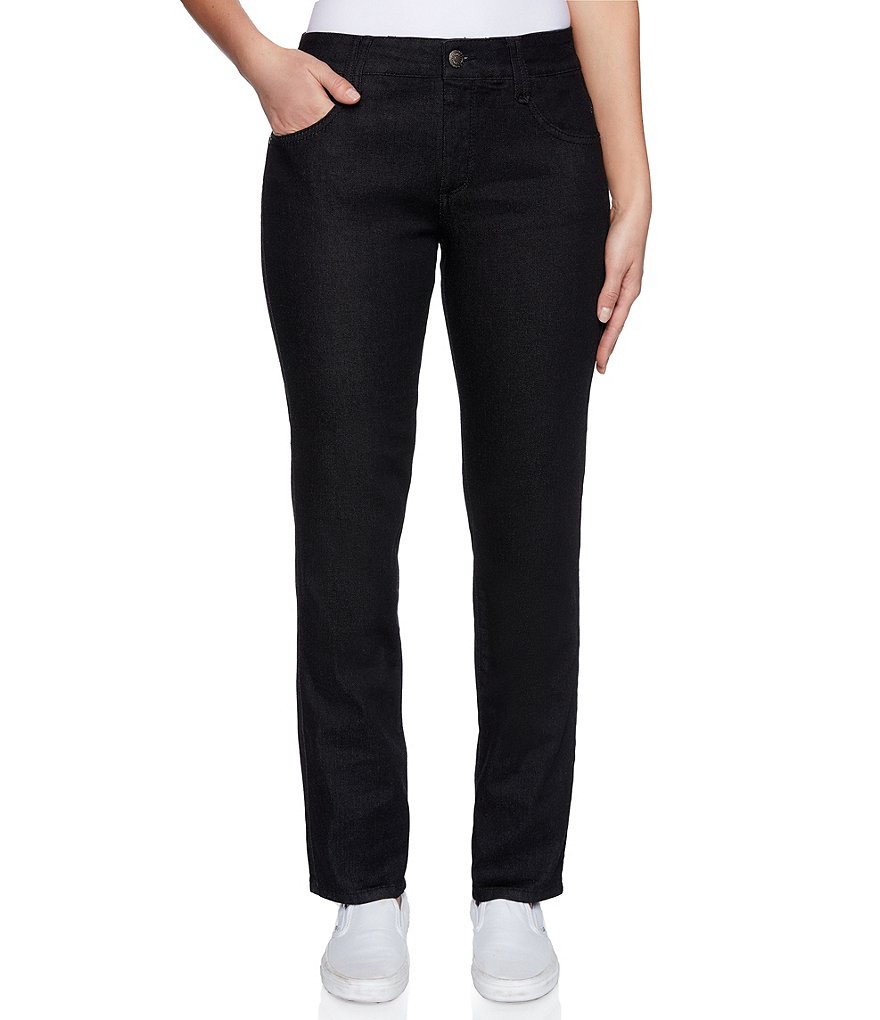 Ruby Rd. Soft Stretch Denim Straight Leg Jeans | Dillard's