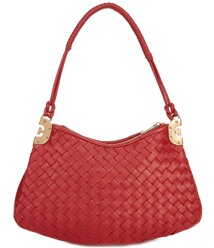 Sam Edelman Christy Woven Leather Shoulder Bag | Dillard's