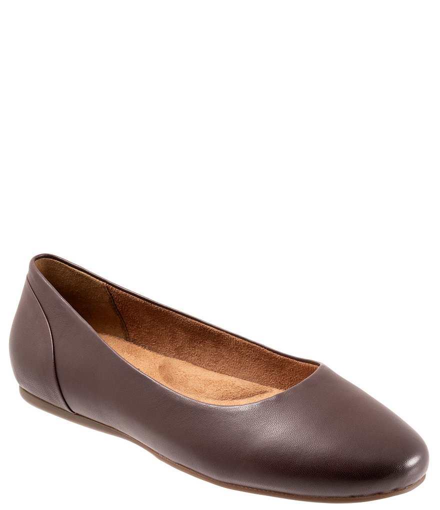 SoftWalk Shiraz Leather Slip-On Flats | Dillard's