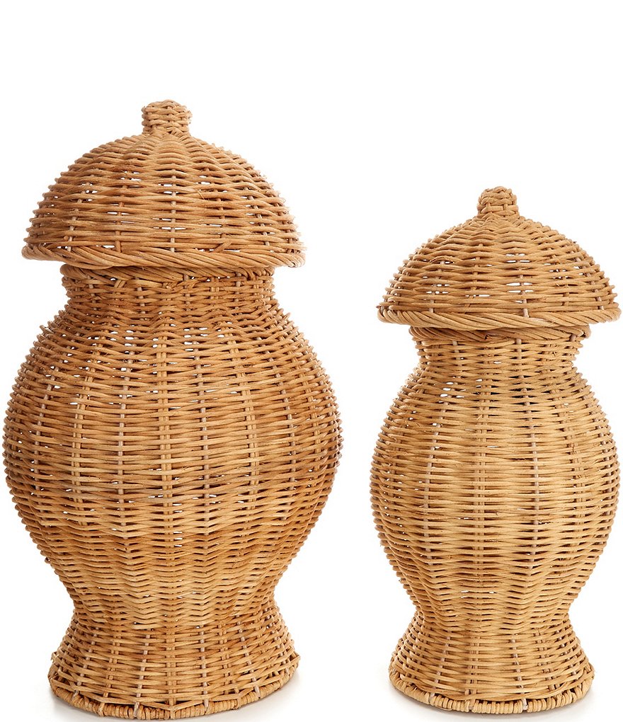 Southern Living Festive Fall Collection Arurog Handwoven Lidded Vase ...