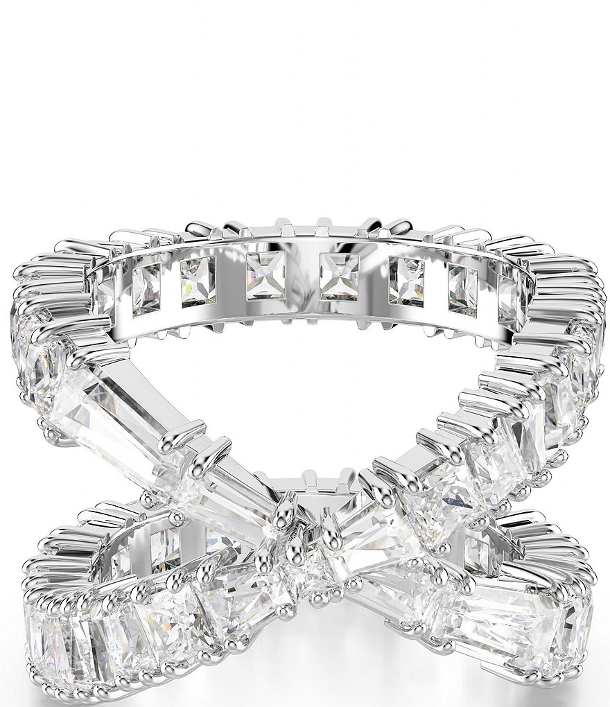 Swarovski Hyperbola Infinity Crystal Band Ring | Dillard's