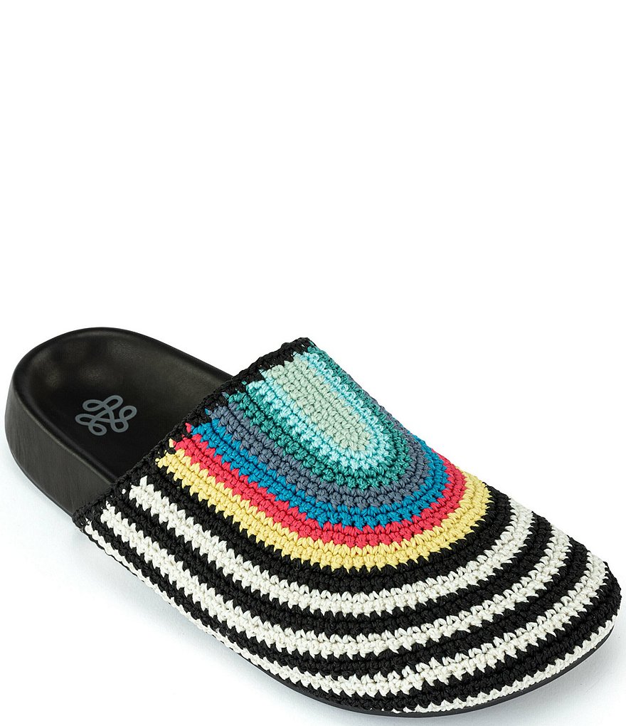The Sak Bolinas Stripe Print Crochet Clogs | Dillard's