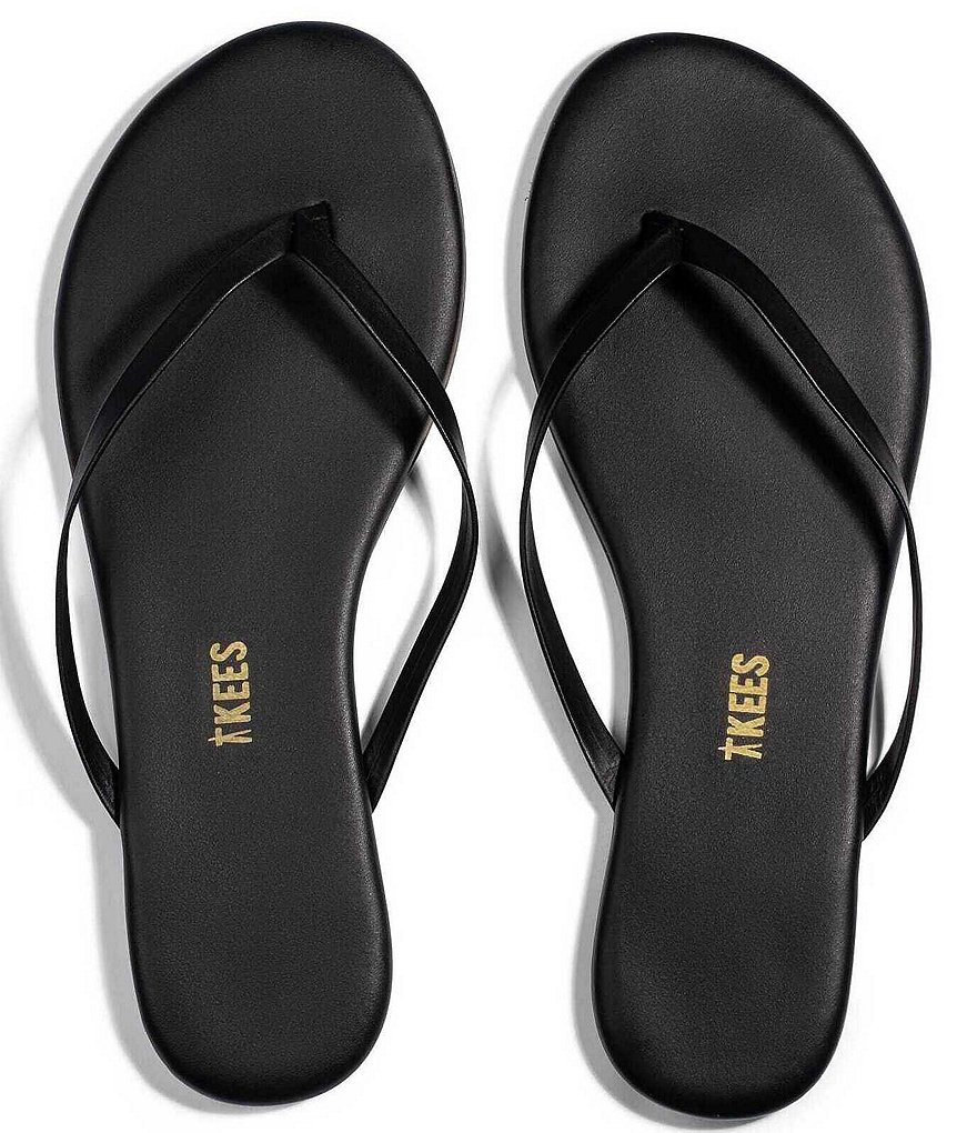 TKEES Lilly Liners Leather Thong Sandals | Dillard's