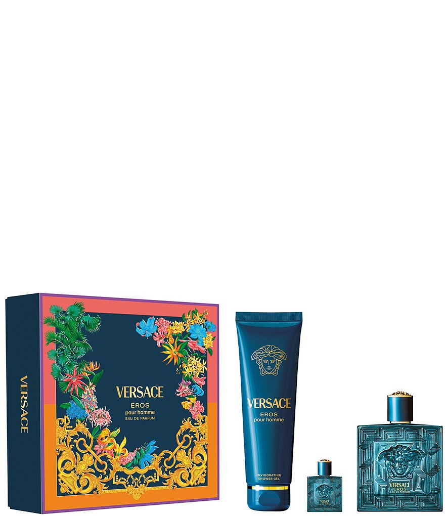 Versace Eros Eau de Parfum 3-Piece Gift Set | Dillard's