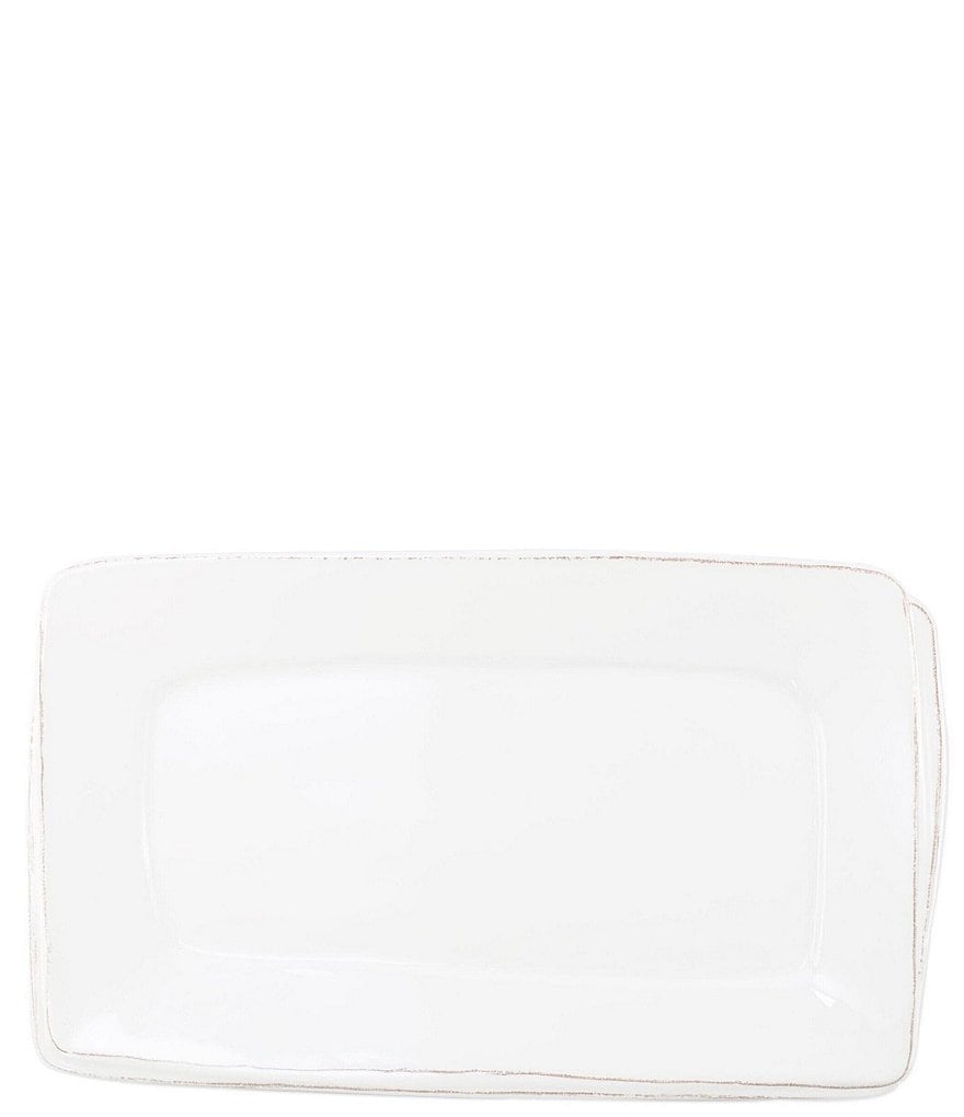VIETRI Melamine Lastra White Rectangular Platter | Dillard's