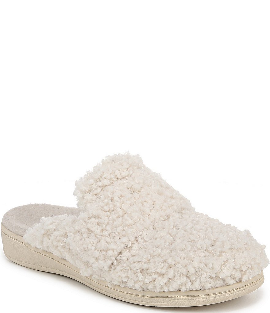 Vionic Gemma Faux Shearling Mule Slippers | Dillard's