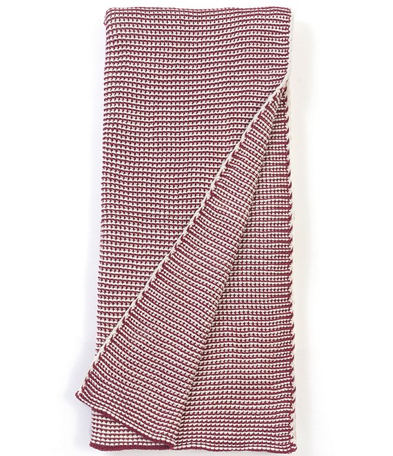 Amity Home Cooper Garnet Throw | Dillard's