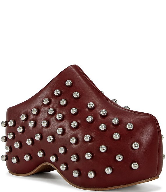 Azalea Wang Romesco Studded Platform Clogs | Dillard's