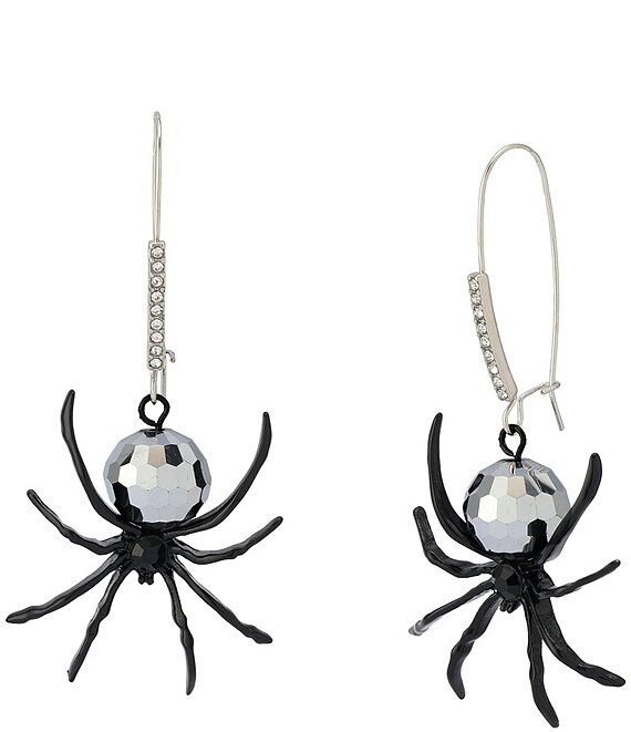 Betsey Johnson Spider Disco Ball Dangle Drop Earrings | Dillard's