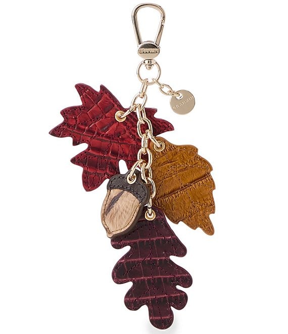 BRAHMIN Leather Leaf Hangoff Keychain | Dillard's