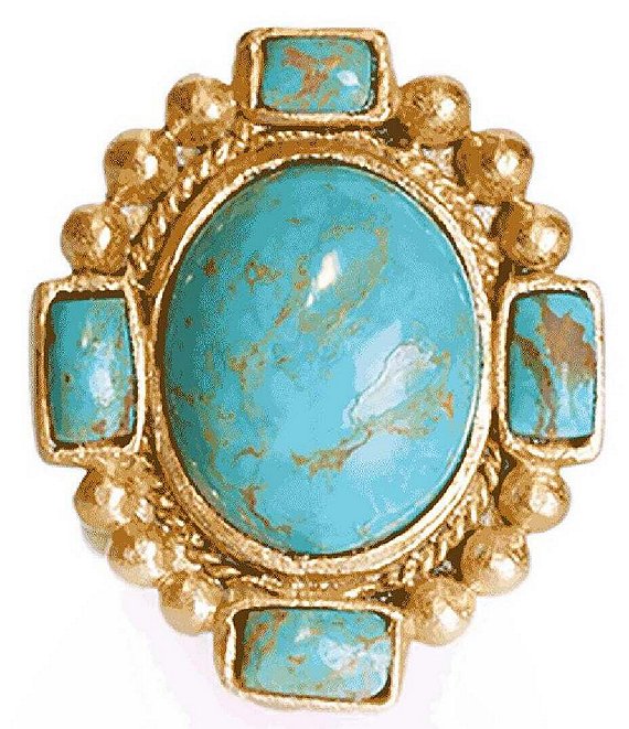 Christina Greene Southwestern Statement Turquoise Ring | Dillard's
