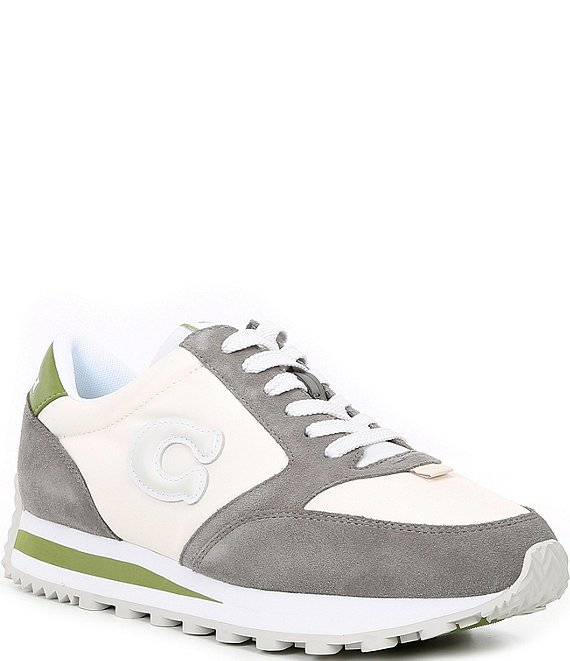 COACH Men's Suede Leather Runner Sneakers | Dillard's