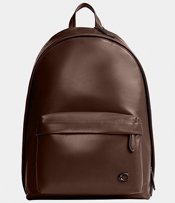 COACH Paper Weight Leather Hall Backpack | Dillard's