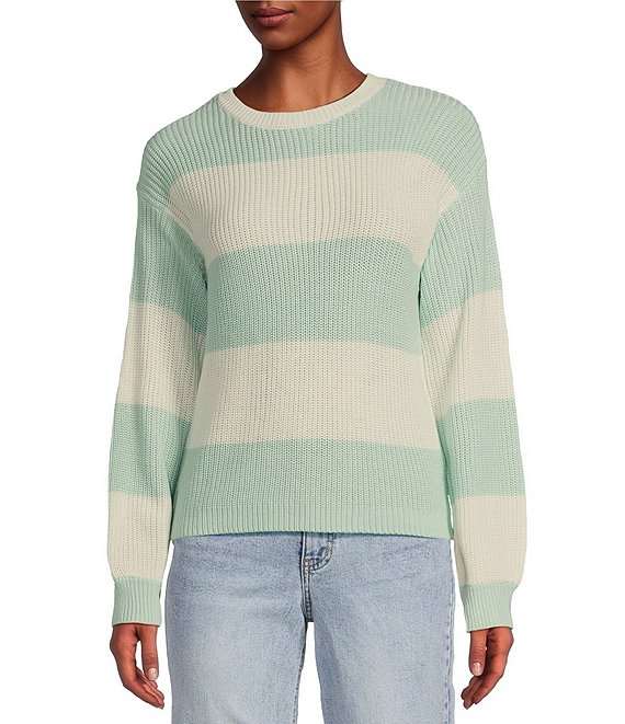 Copper Key Shaker Stripe Sweater | Dillard's