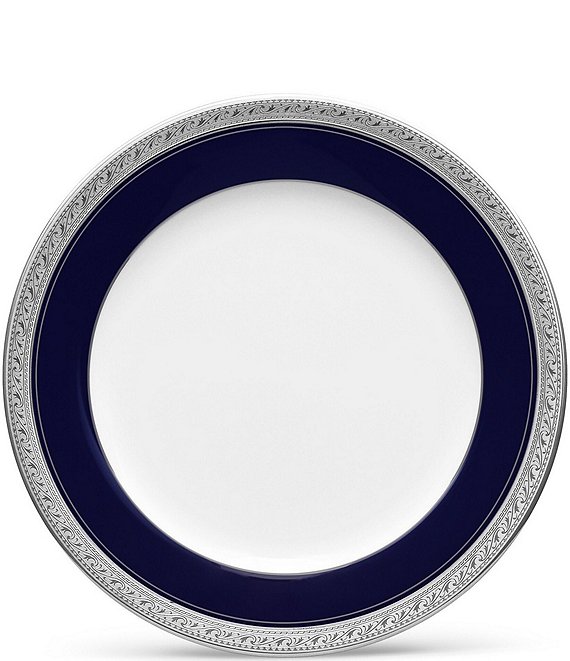 Noritake Crestwood Cobalt Platinum Porcelain Salad Plate | Dillard's Noritake Crestwood Cobalt Platinum Porcelain Salad Plate | Dillard's