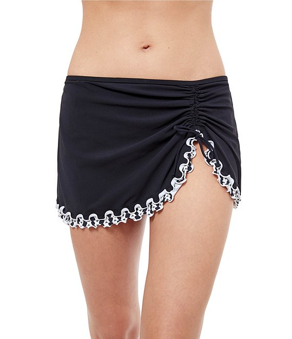 Profile By Gottex Enya Halter Neck Lattice Contrast Trim D Cup Size
