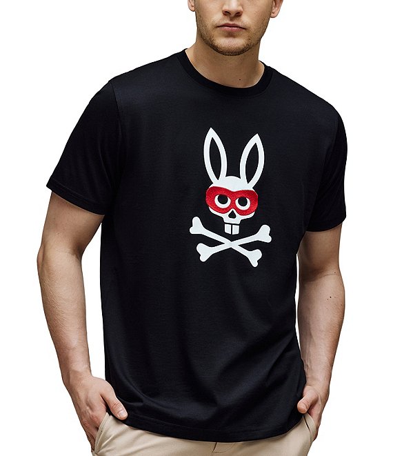 Psycho Bunny Large Mischief Bunny Short Sleeve T-Shirt | Dillard's