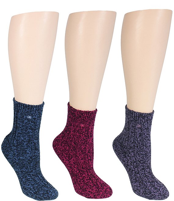 Sam Edelman Super Soft Marled Ribbed Midi Boot Socks, 3 Pack | Dillard's