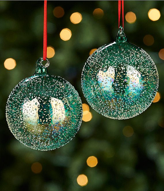 Glass ball ornament sets store