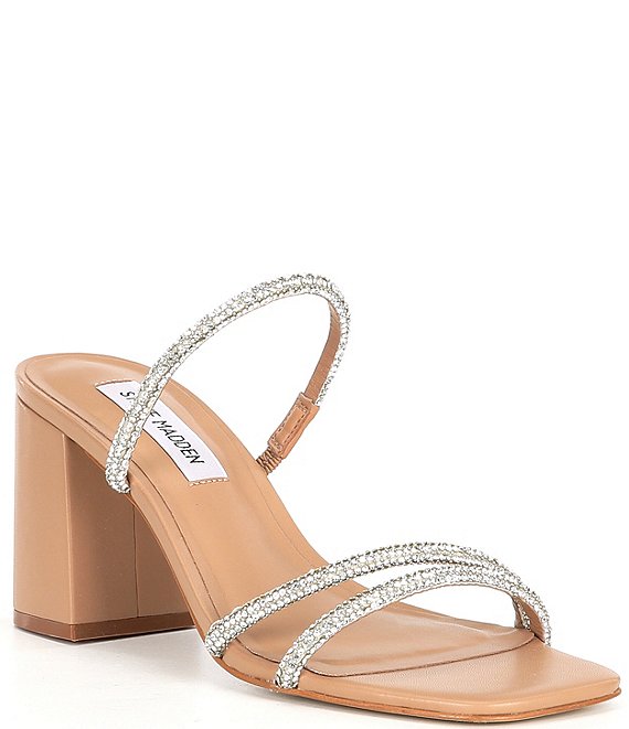 Steve Madden Avani-R Rhinestone Strappy Dress Sandals | Dillard's Steve Madden Avani-R Rhinestone Strappy Dress Sandals | Dillard's