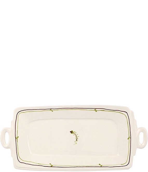 VIETRI Lastra Fiori di Bosco Handled Rectangular Platter | Dillard's