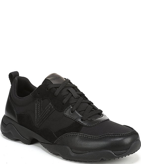 Vionic Walk Slim Glide Sleek Leather Lace Up Sneakers | Dillard's