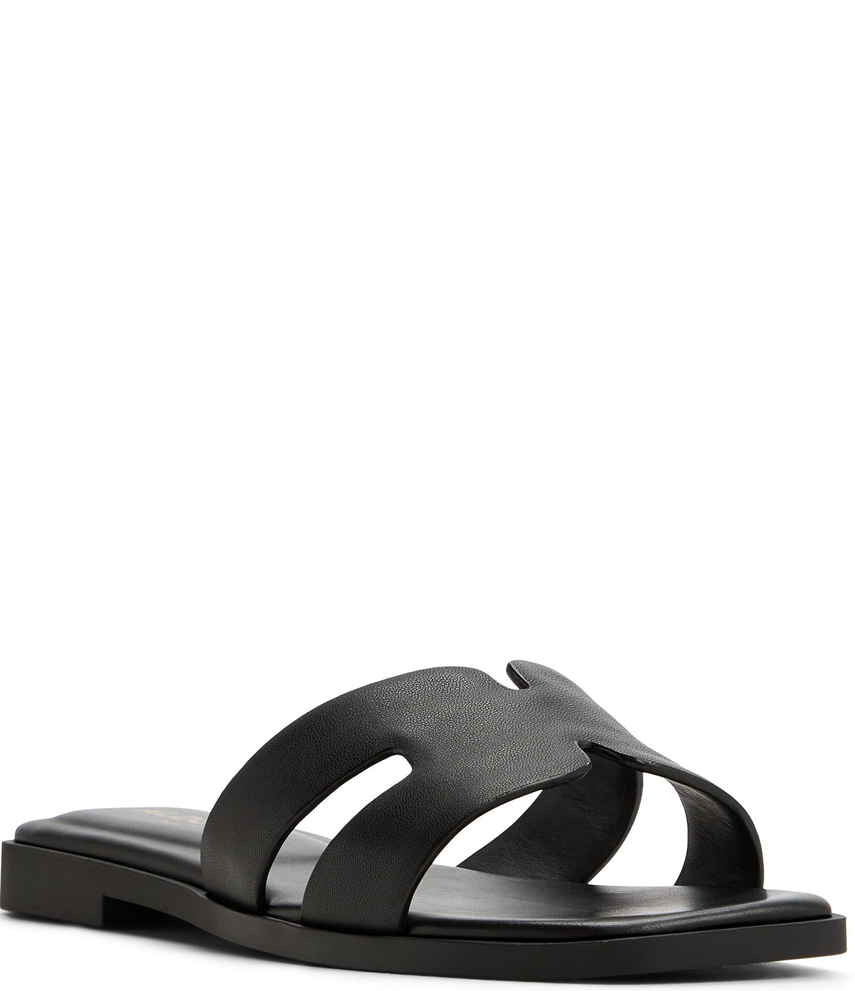 ALDO It Sandal Leather Flat Slides | Dillard's