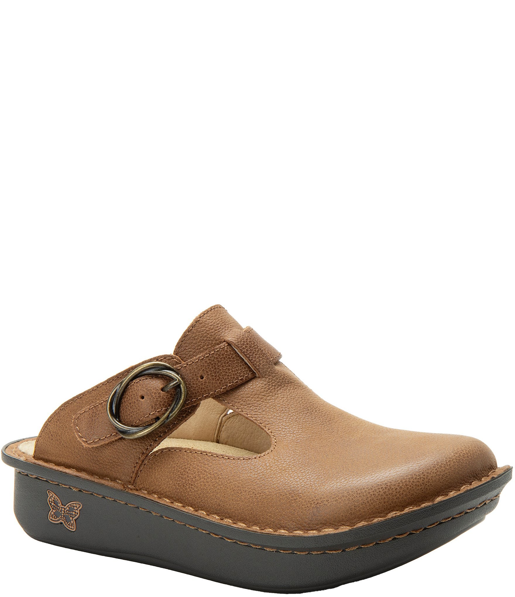 Alegria Classic Leather Clogs | Dillard's