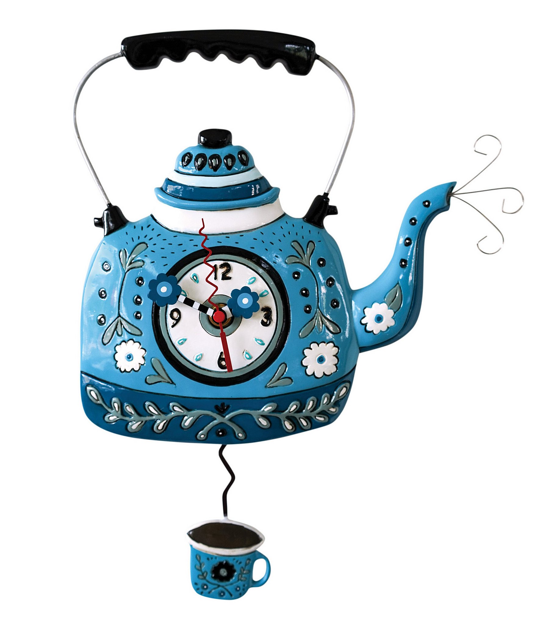 Allen Designs Kettle Blue Clock | Dillard's