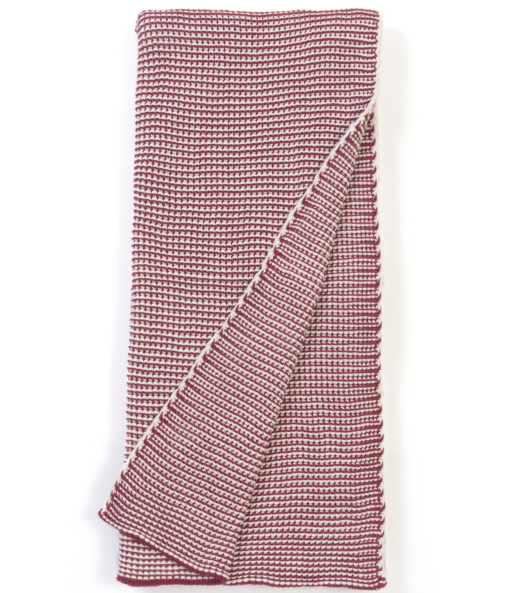 Amity Home Cooper Garnet Throw | Dillard's