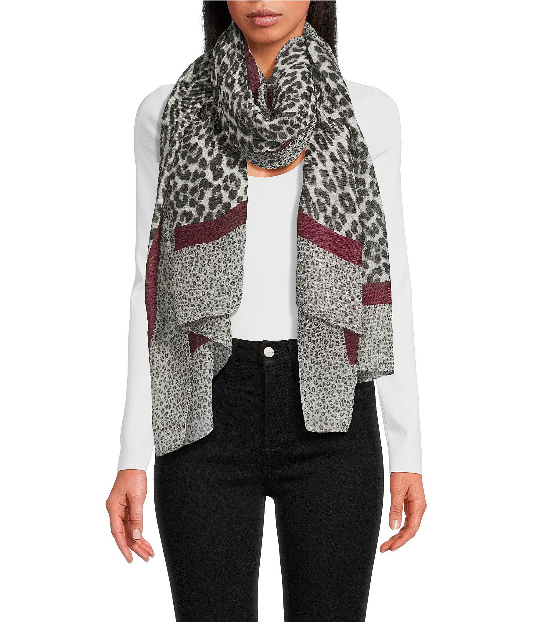 Anna & Ava Leopard Scarf Wrap | Dillard's