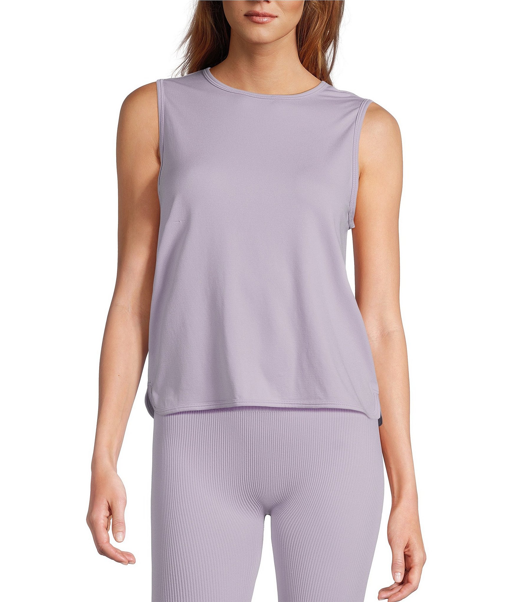 Antonio Melani Active Seamless Mesh Knit Tank | Dillard's