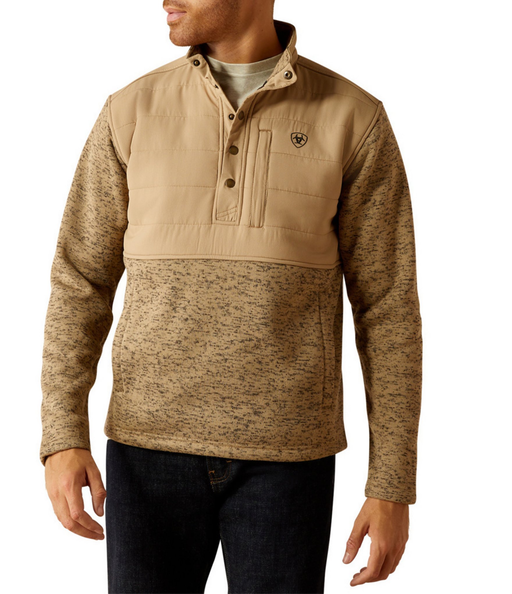 Ariat Fleece Caldwell Quarter Snap Jacket Pullover | Dillard's