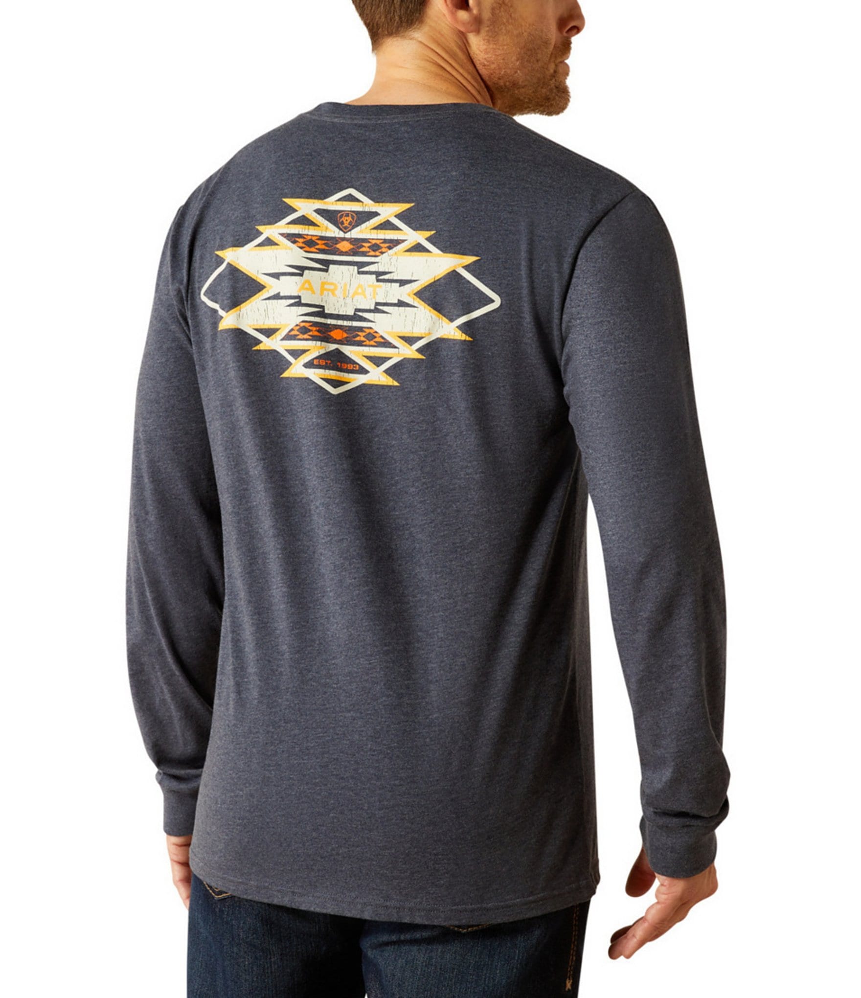Ariat Saltillo Lock Up Long Sleeve Graphic T-Shirt | Dillard's