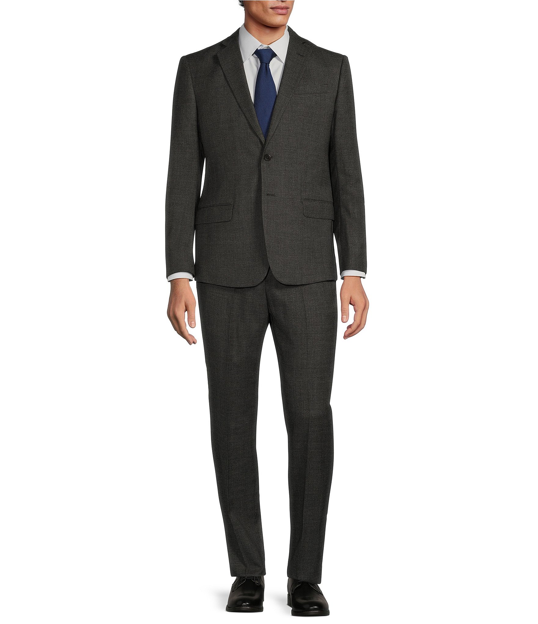 Armani Exchange Modern Fit Flat Front Nailshead Pattern 2-Piece Suit ...