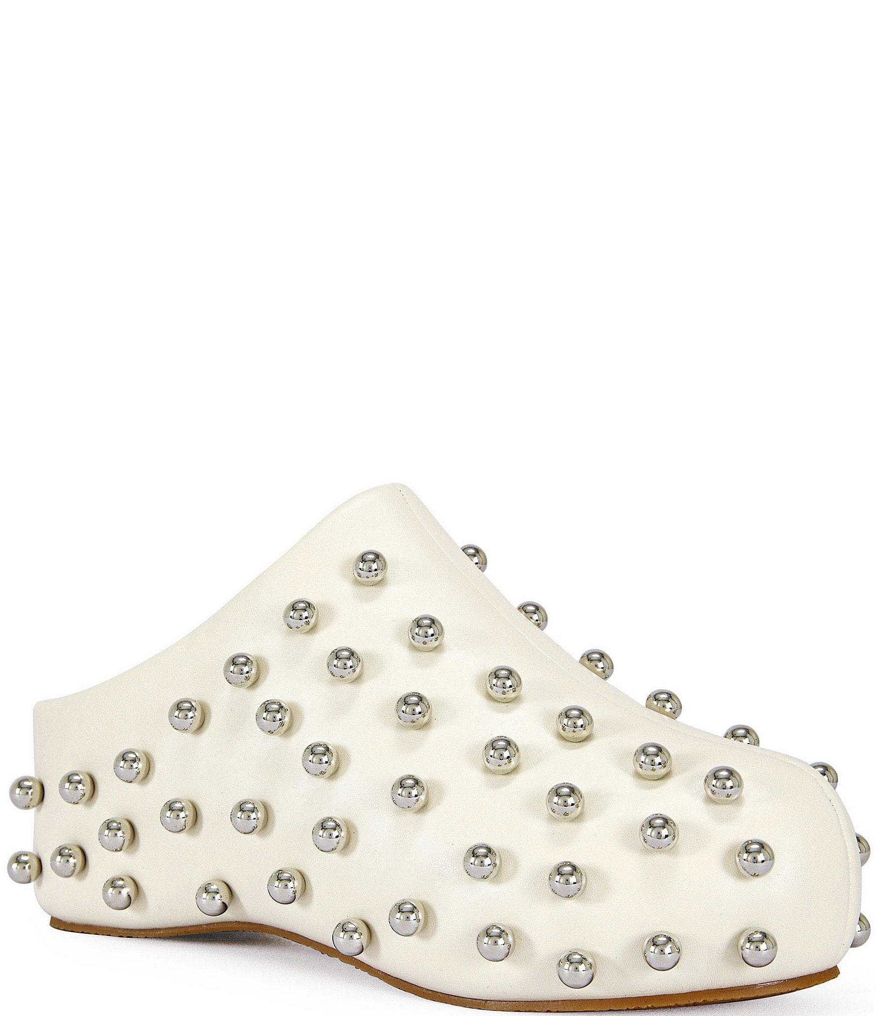 Azalea Wang Darwinstud Studded Platform Clogs | Dillard's