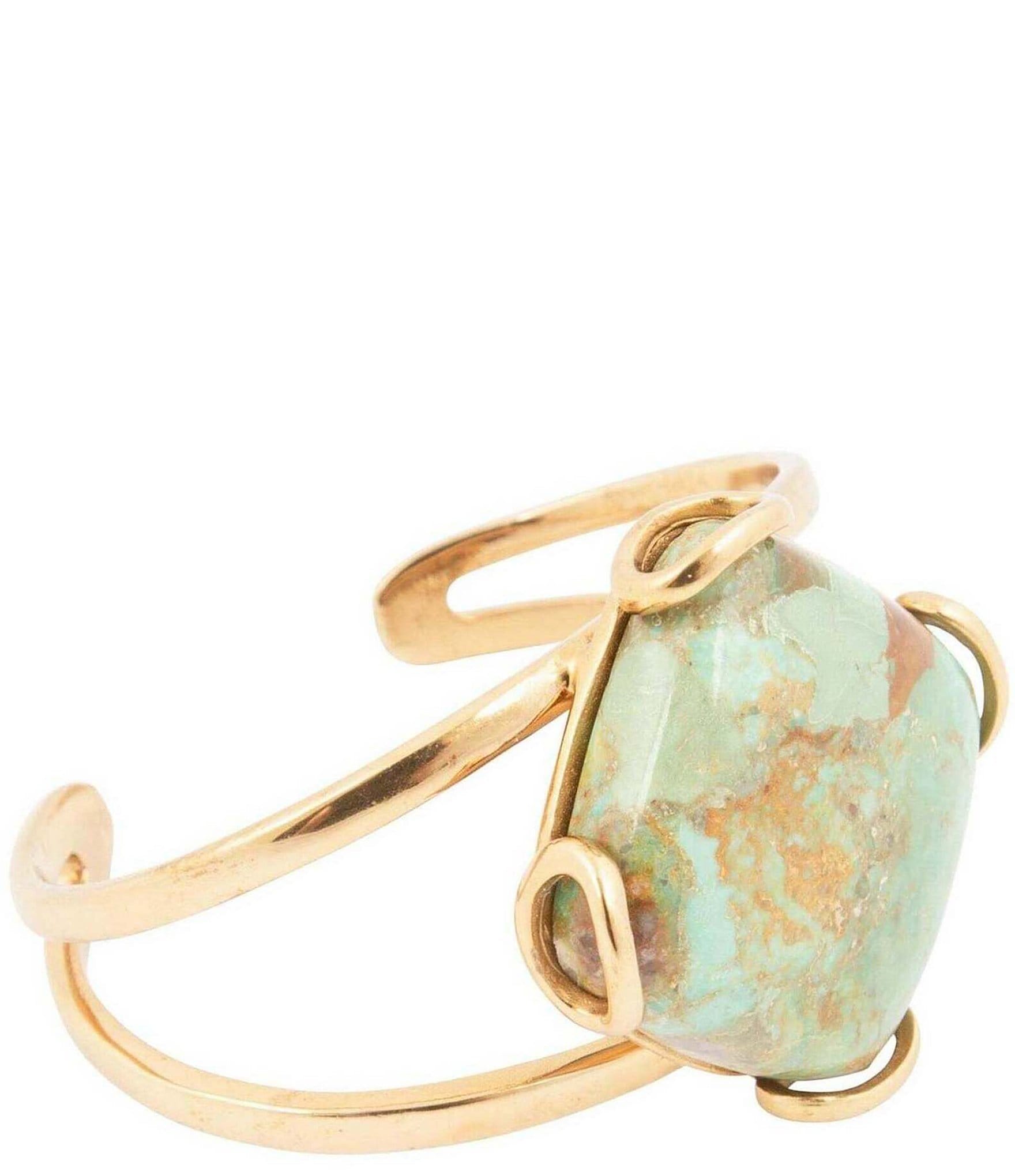 Barse Turquoise Rhombus Statement Cuff Bracelet | Dillard's