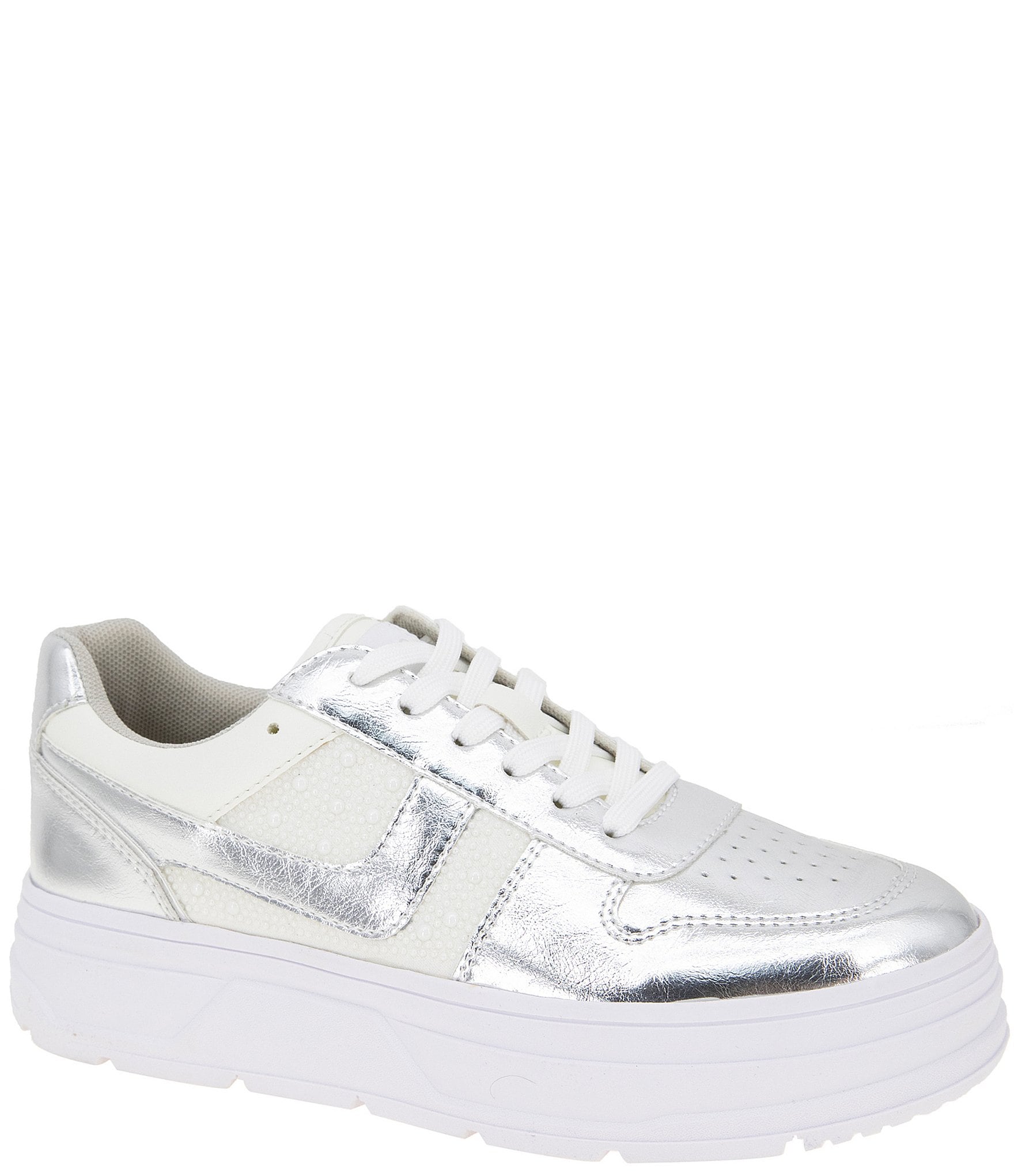 BCBGeneration Katina Metallic Platform Sneakers | Dillard's