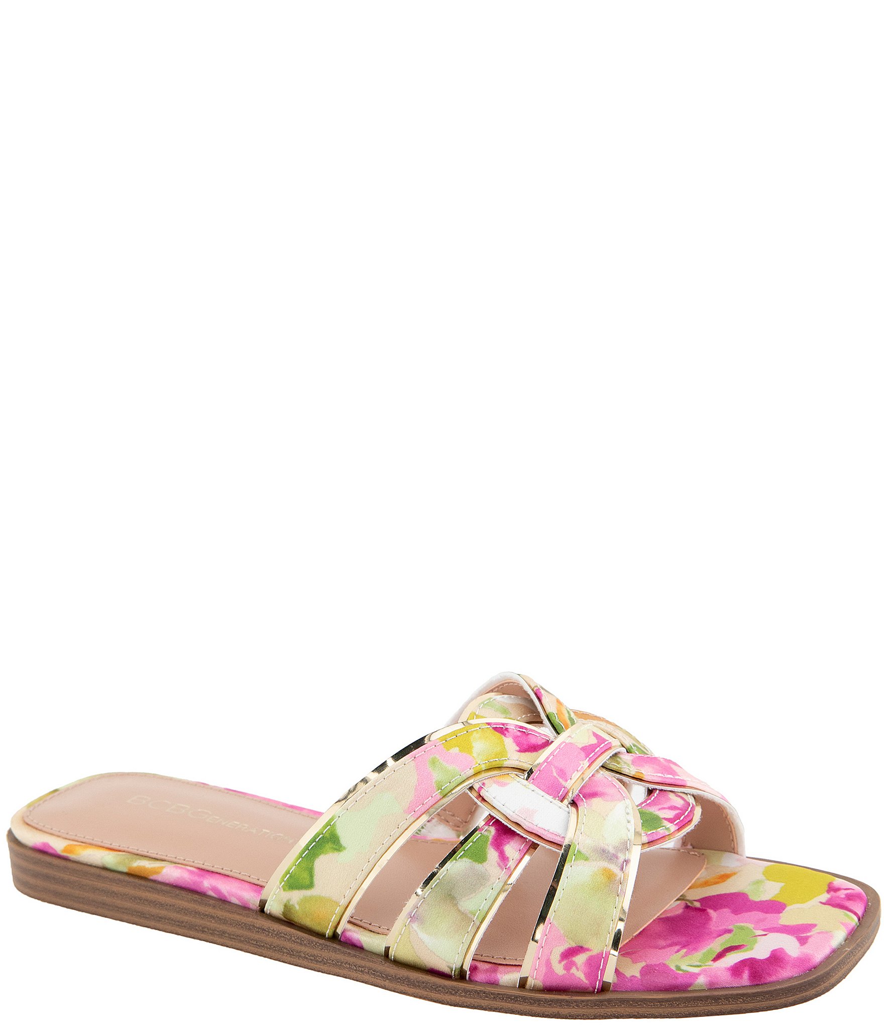 BCBGeneration Meltem-2 Floral Print Sandals | Dillard's