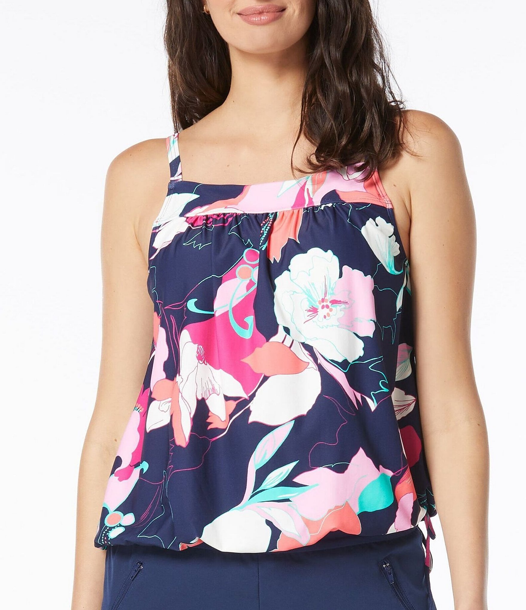 Beach House Kerry Mesh Layer Avalon Floral Print Underwire Tankini Swim ...