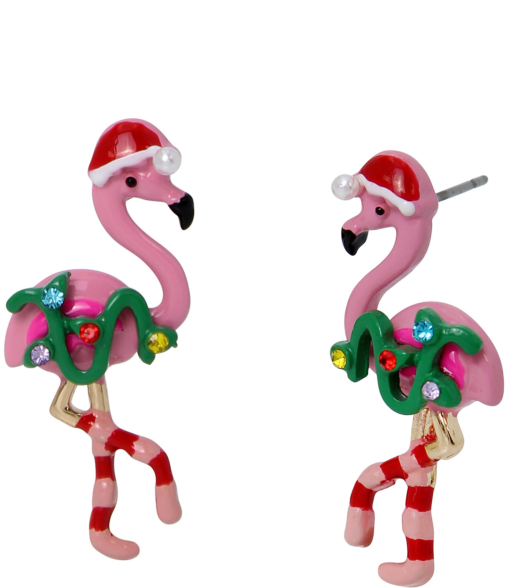 Betsey johnson flamingo earrings store