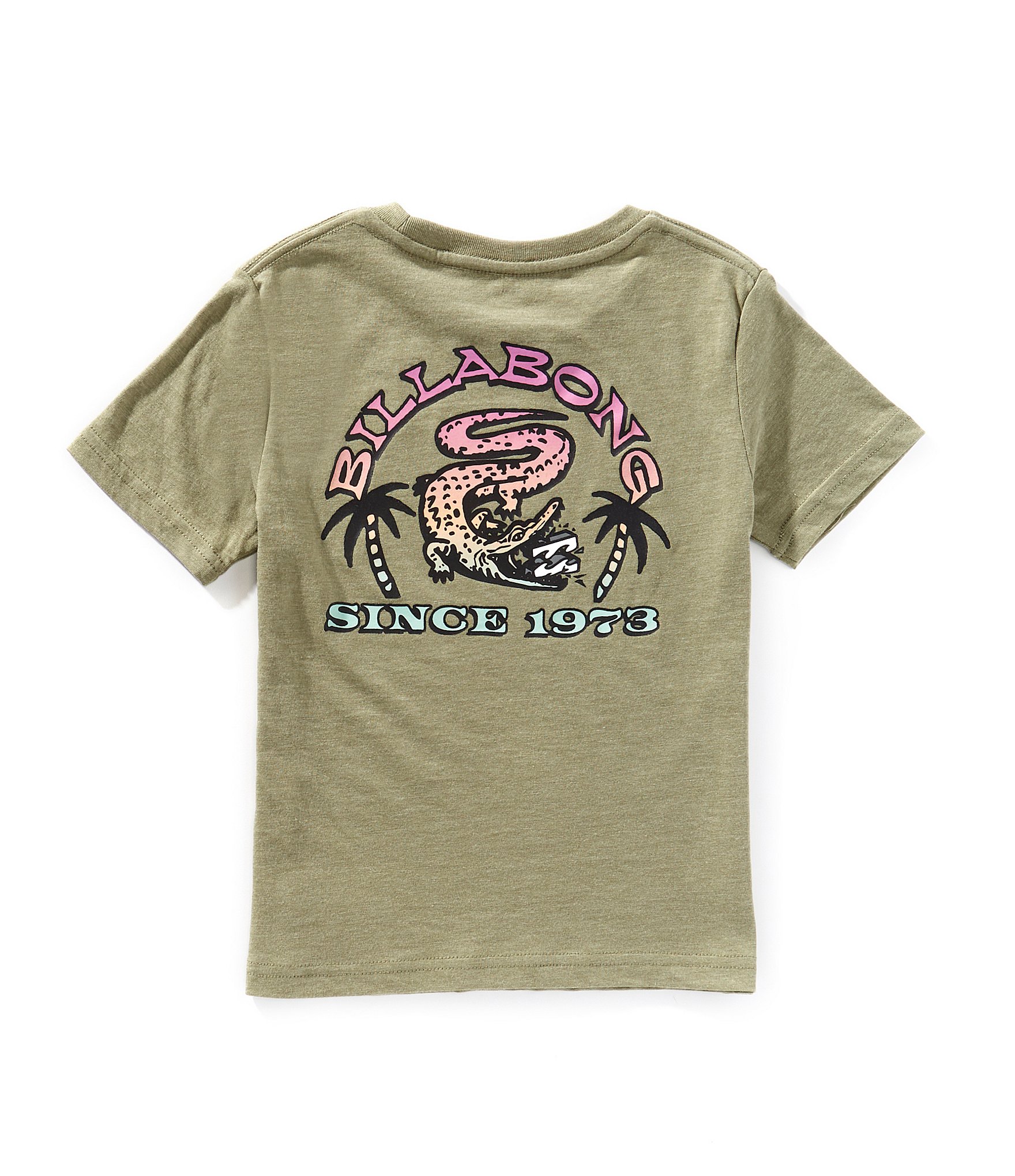 Billabong Little Boys Short Sleeve Alligator Attack Graphic T-Shirt | Dillard's