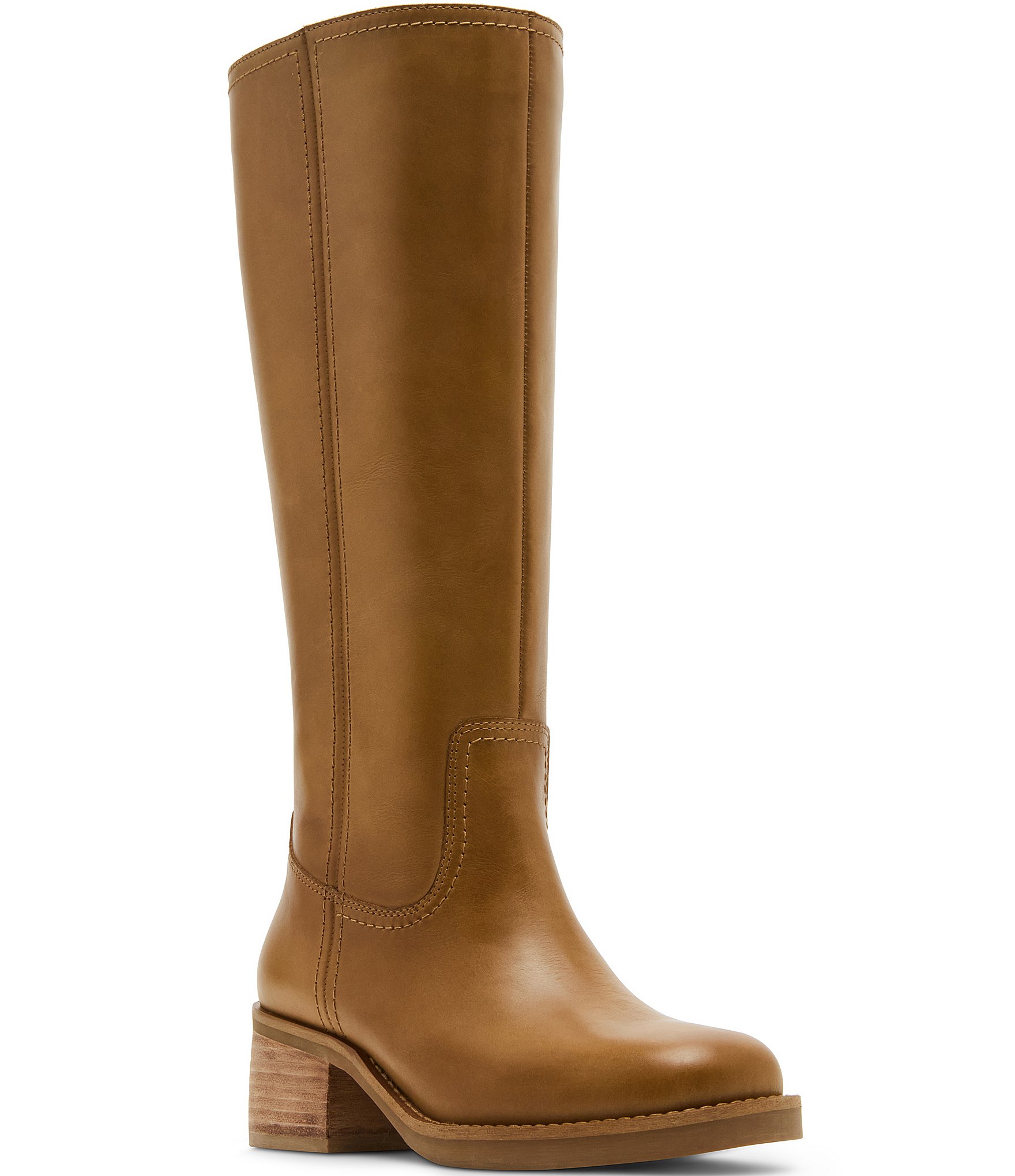 Blondo Camrin Waterproof Leather Block Heel Tall Boots | Dillard's
