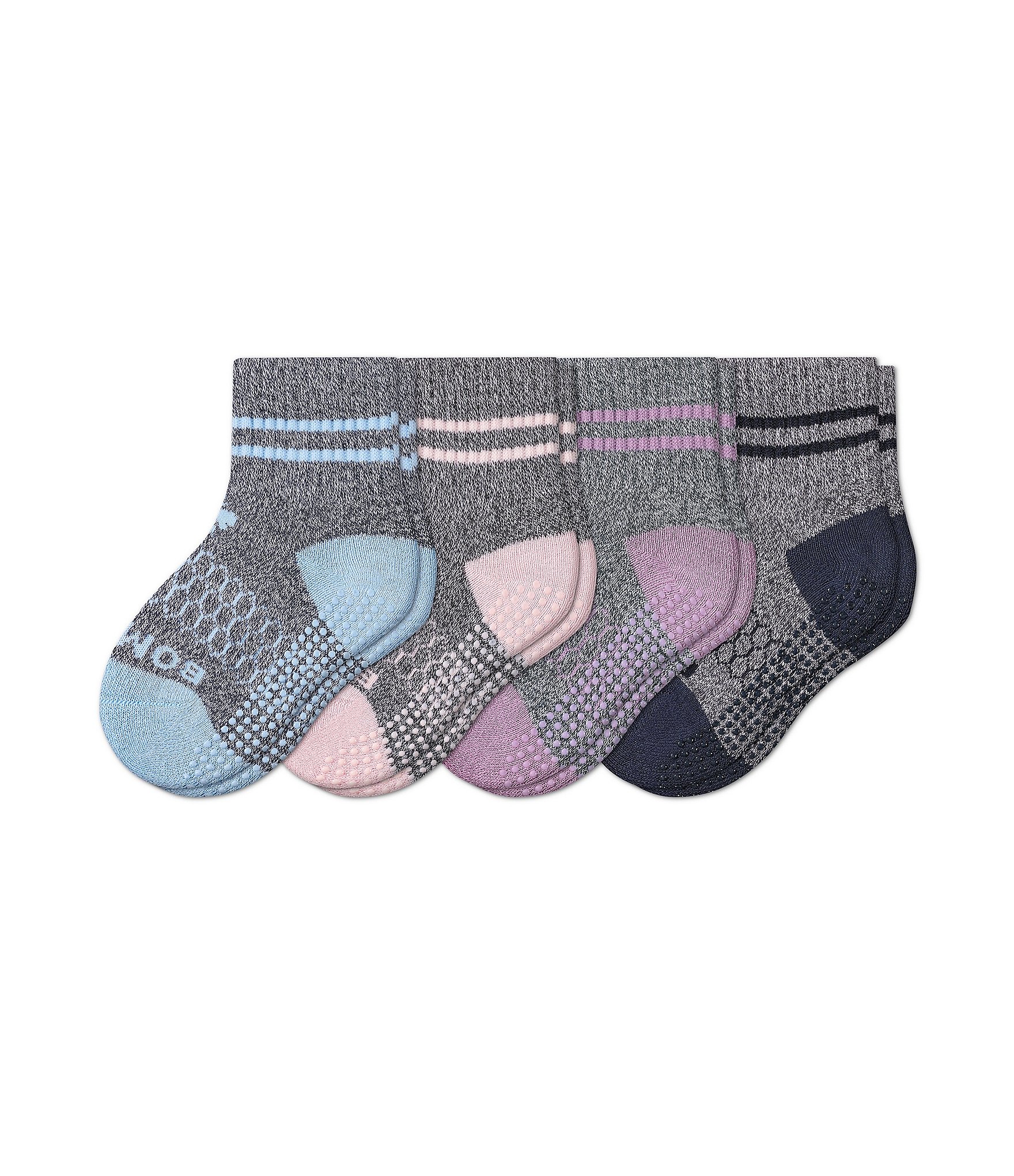 Bombas Baby/Toddler Solid Assorted Calf 4-Pack Socks | Dillard's
