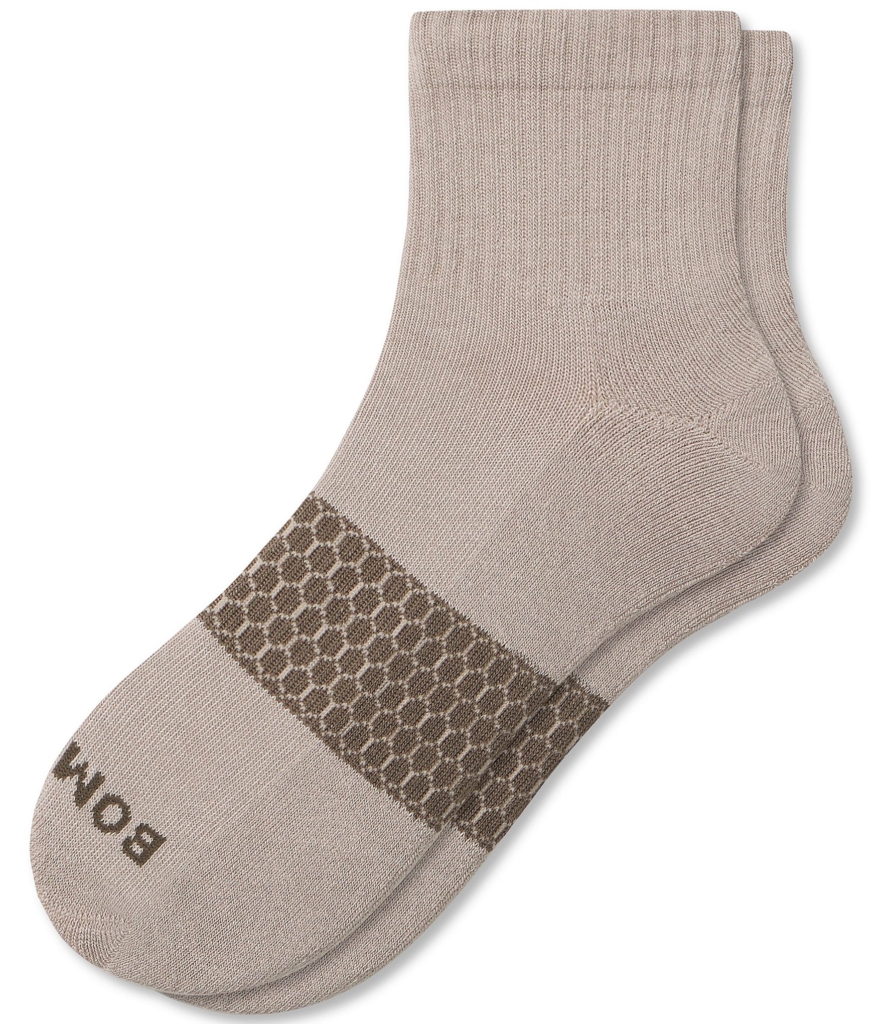 Bombas Solid Arch Block Quarter Cushioned Footbed Socks | Dillard's