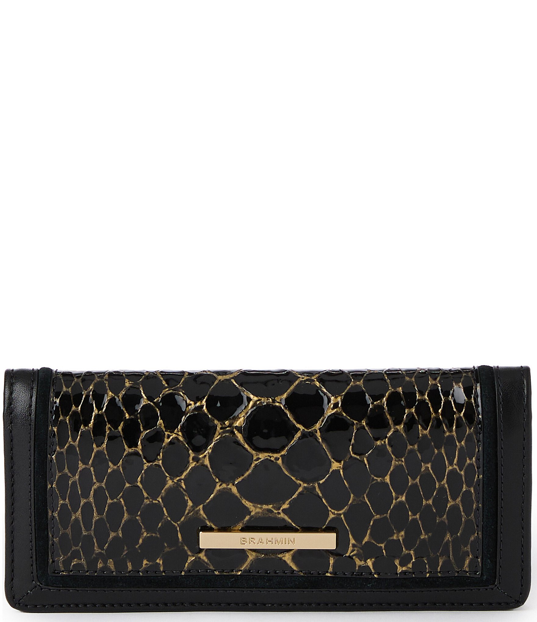 BRAHMIN Cavatica Collection Black Ady Bifold Wallet | Dillard's