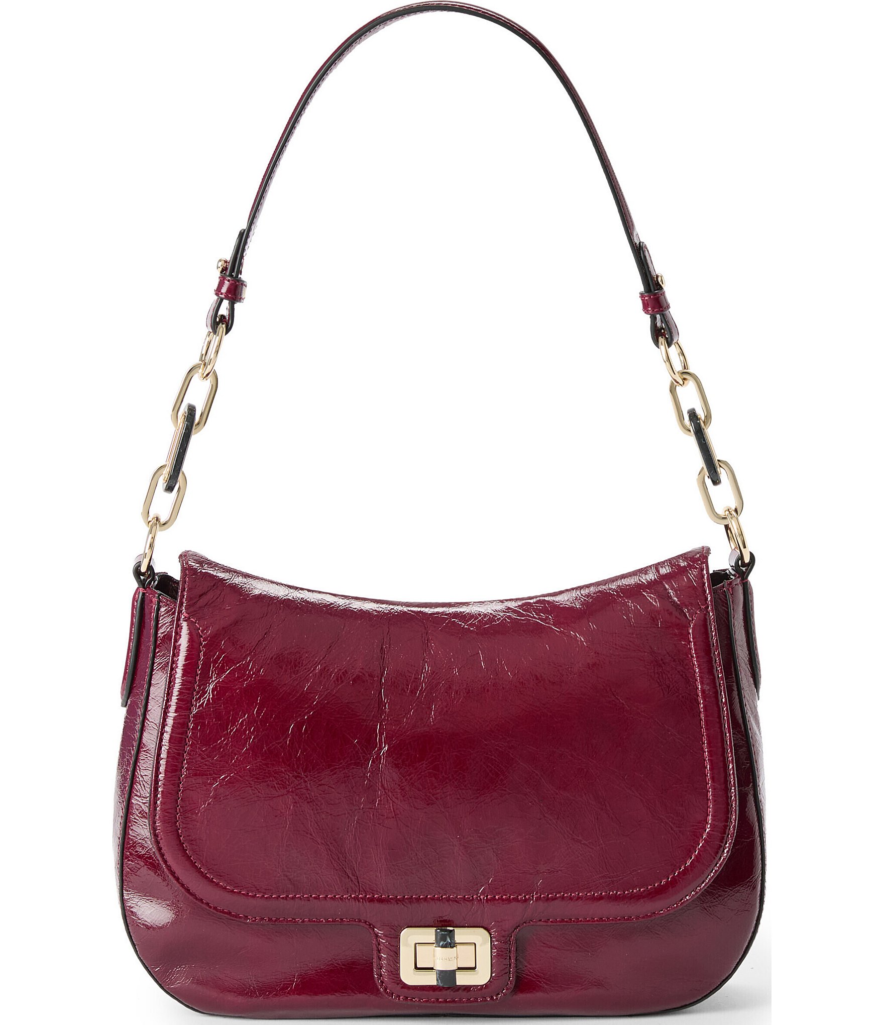BRAHMIN Galloway Collection Cherry Lacquer Kristin Shoulder Bag | Dillard's