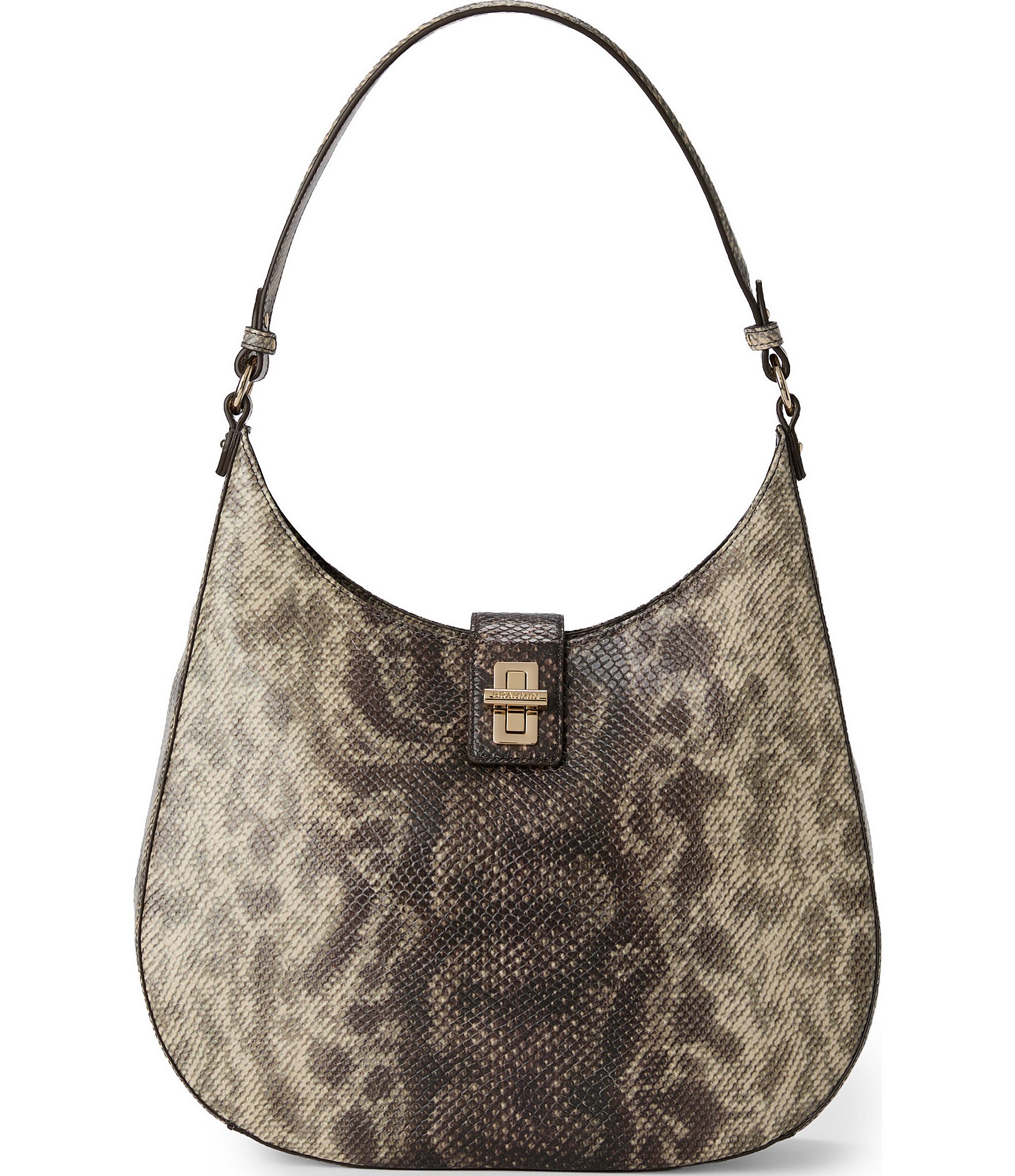 BRAHMIN Mayfair Collection Toffee Fallon Hobo Shoulder Bag | Dillard's