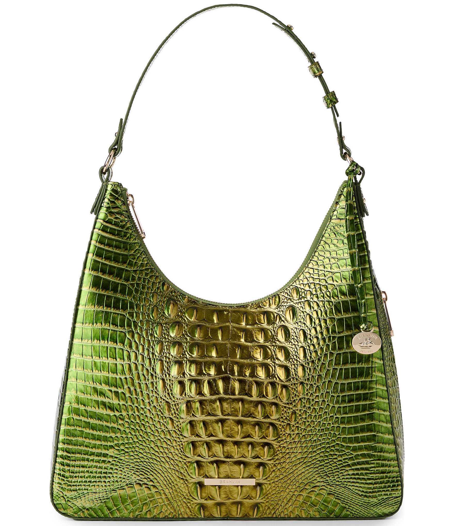 BRAHMIN Melbourne Collection Cacti Green Tabitha Shoulder Bag | Dillard's