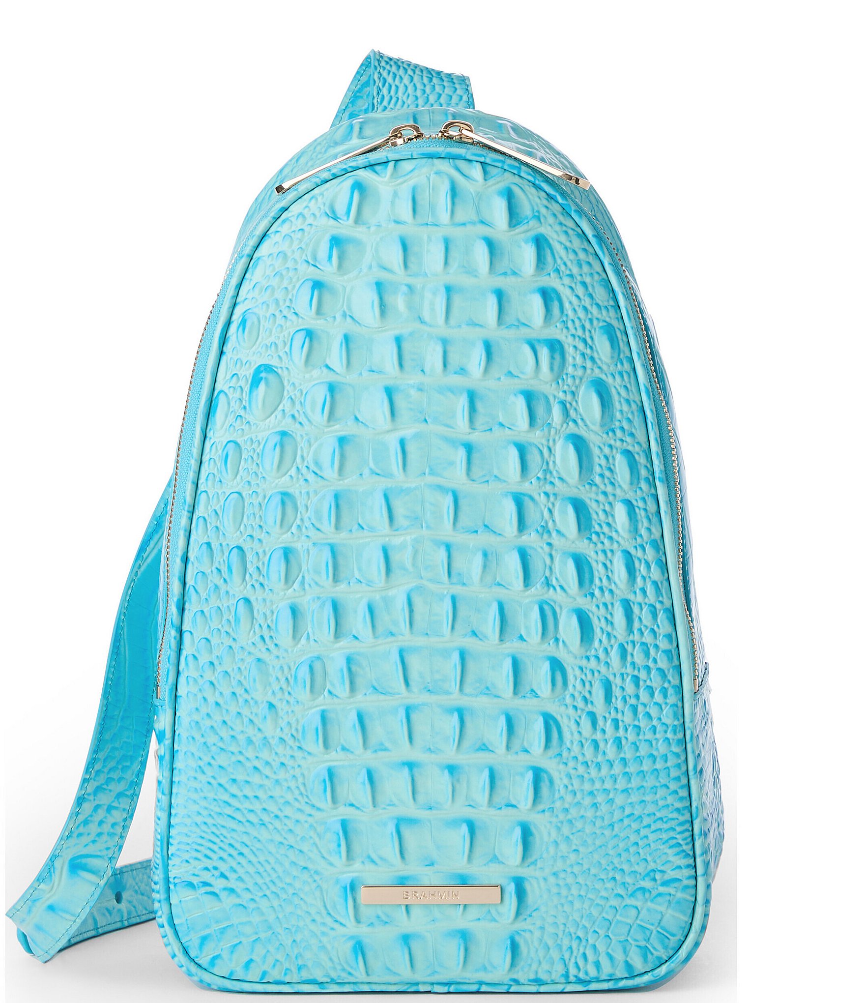 BRAHMIN Tropic Blue Melbourne Collection Jordan Sling Bag | Dillard's
